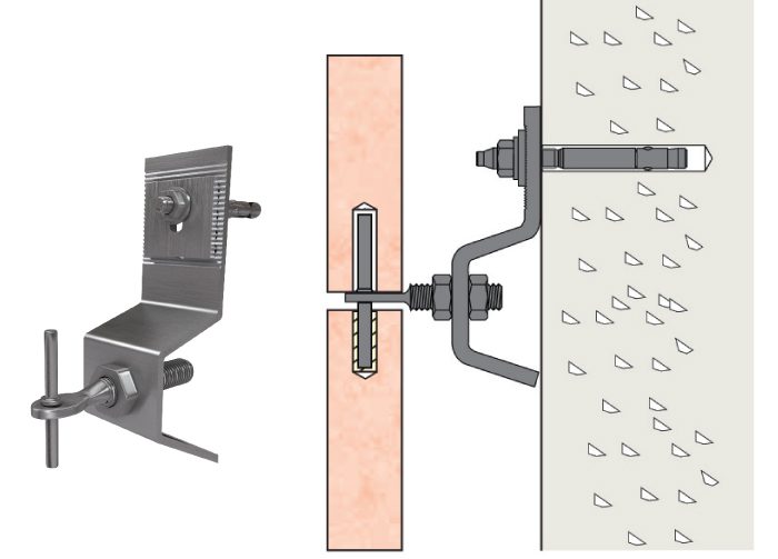 Stainless Steel Cladding Fixing Solutions | Z/L Anchors, Body Anchors ...